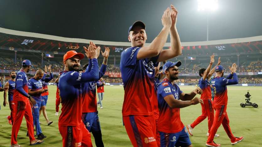 RCB celebrate thrilling win over CSK to enter dream playoffs
