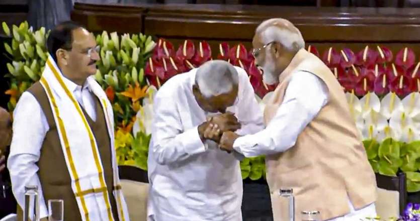 'Modi-Modi' chants echo Parliament as Narendra Modi gets elected as NDA's leader for third ...