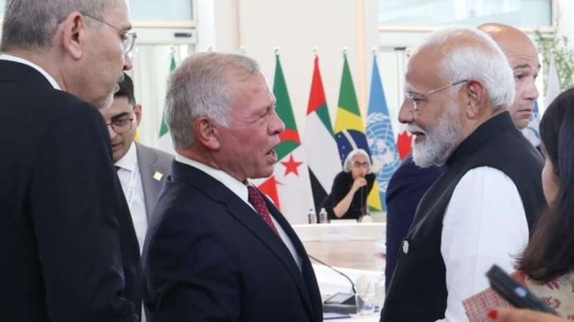 Handshakes and hugs mark PM Modi's first overseas visit to Italy post ...