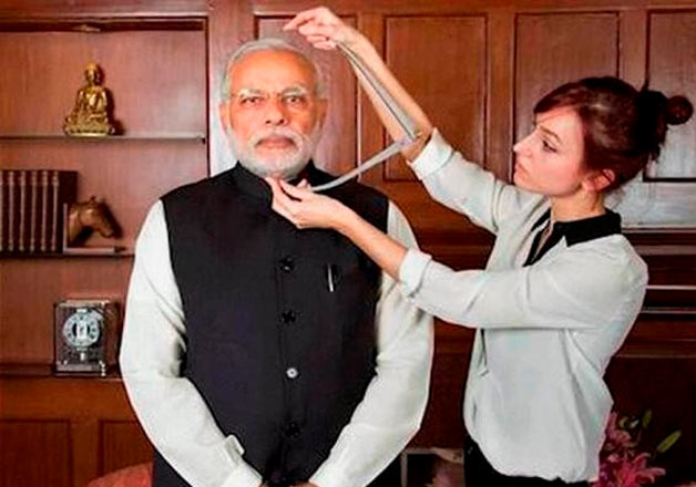 See! This is how prime minister Narendra Modi modeled for Madame Tussauds
