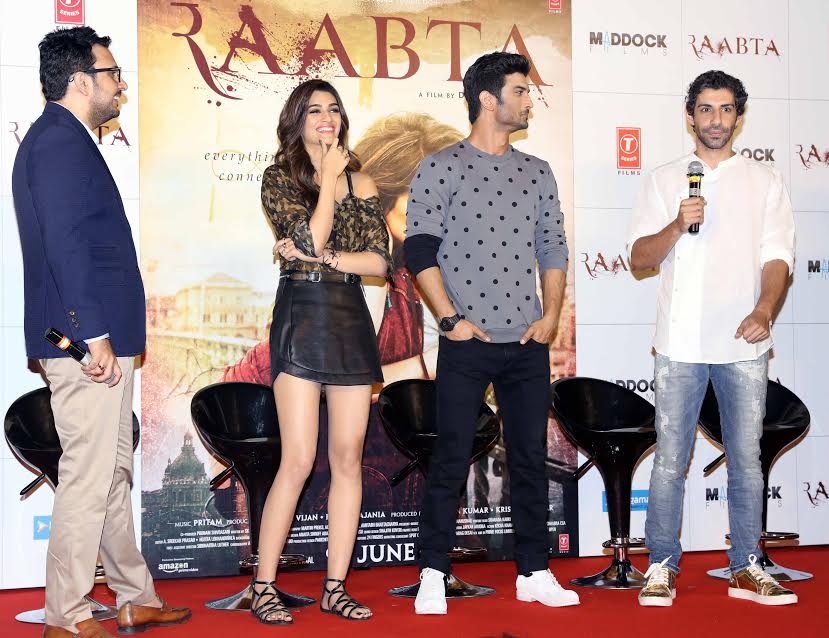 Sushant Singh Rajput and Kriti Sanon share a great equation in Raabta