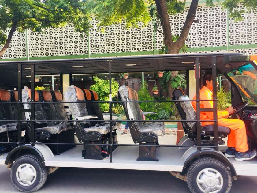 India TV CSR Initiative: Battery operated free shuttle service launched ...