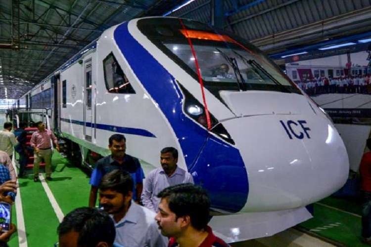 In Pics: Train 18, India's first engine-less train set to replace ...