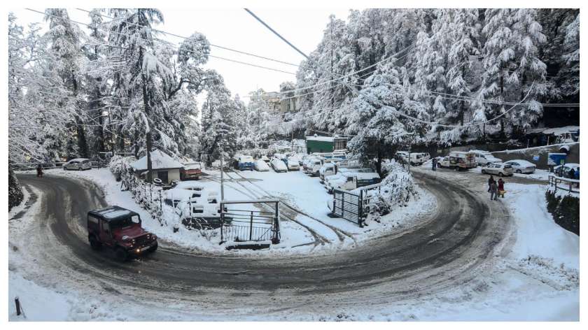 Beautiful snowcapped mountains, white cloaked towns-Shimla, Manali all ...