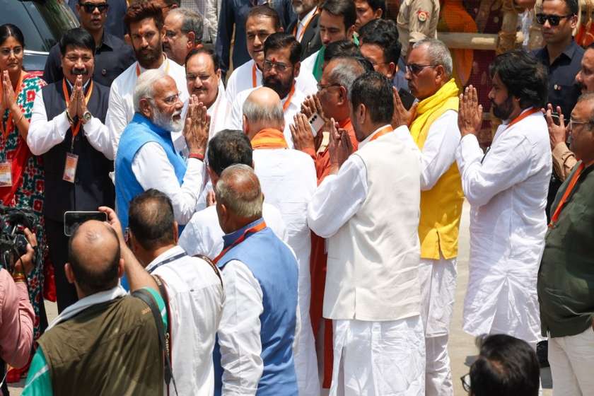 Lok Sabha elections 2024: PM Modi's show of NDA unity before filing ...