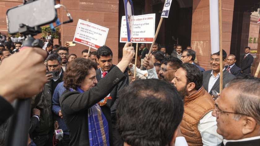 Bjp Vs Congress Unfolding The Heated Scuffle Between Mps In Parliament