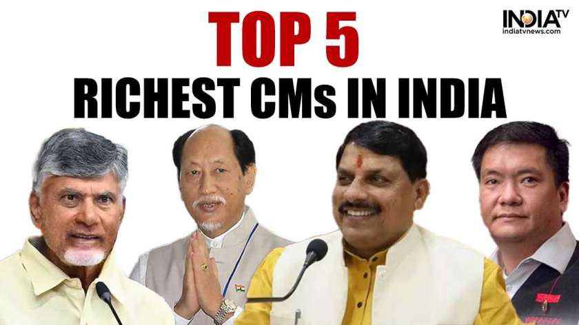 Top 5 richest chief ministers in India | In Pics - India TV News