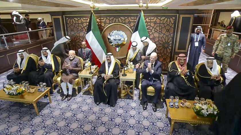 From Hala Modi to Arabian Gulf Cup opening ceremony, key events attended by PM in Kuwait | In Pics