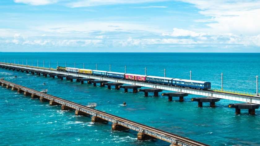 New Pamban Bridge: India's first vertical lift railway sea bridge takes ...