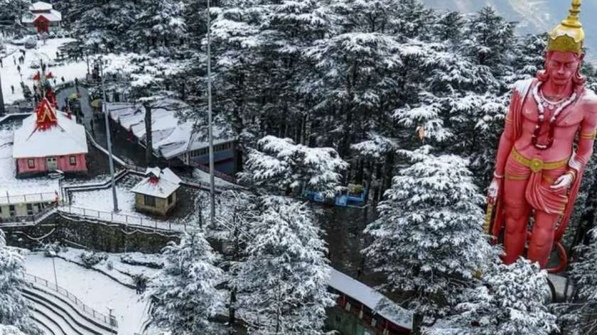 Himachal Pradesh turns into winter paradise as snowfall paints hill ...