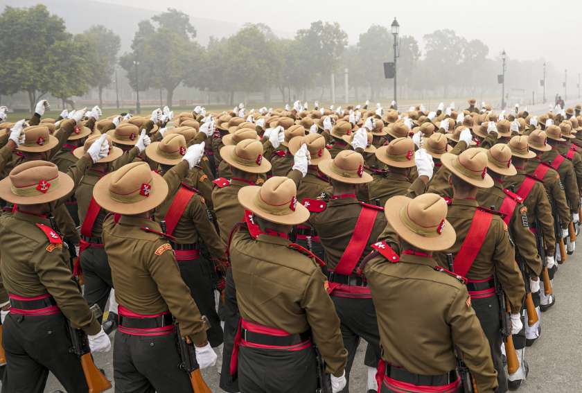 Preparations for Republic Day Parade in full swing, contingents brave ...