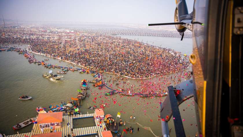 Mahakumbh 2025: How Day 1 of Kumbh Mela in Prayagraj looks like | See aerial pics