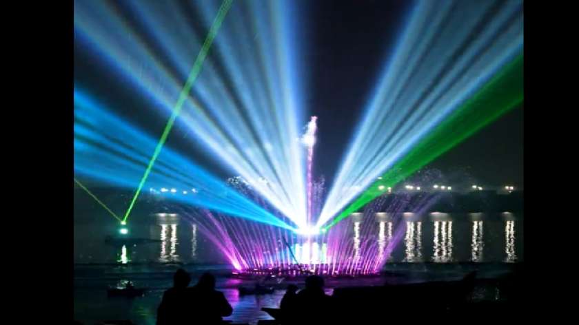 Mahakumbh 2025: 7 spectacular pictures of water laser show in Prayagraj
