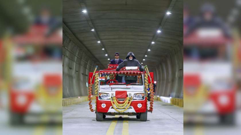 Gateway to progress: Glimpses of Z-Morh tunnel inaugurated by PM Modi ...
