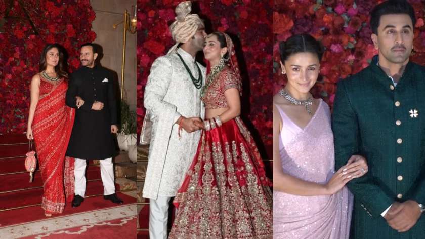 Kareena Kapoor, Ranbir-Alia and other's at Aadar Jain and Alekha Advani ...
