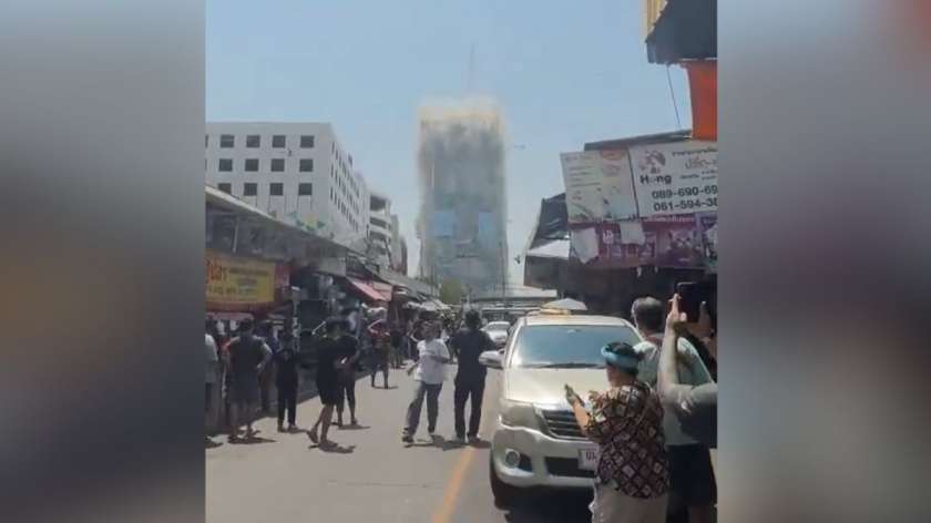 In Pics: Buildings, bridges collapse after powerful quake jolts Myanmar ...