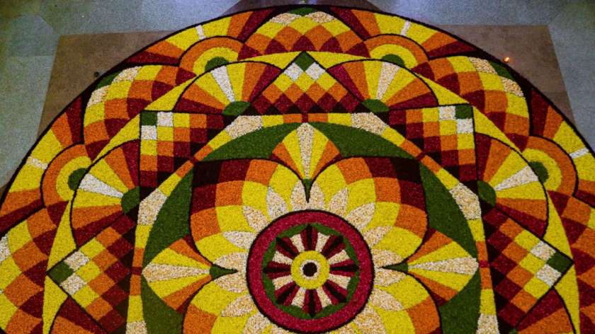 Easy and elegant Pookalam designs for Onam 2025 at home