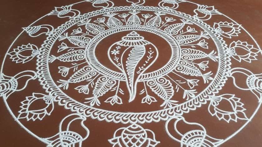Alpona designs for Durga Puja 2025: 7 easy, simple and beautiful ...