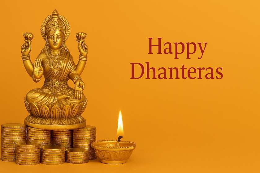 Dhanteras 2025 wishes images: Send festive greetings in English, Hindi ...