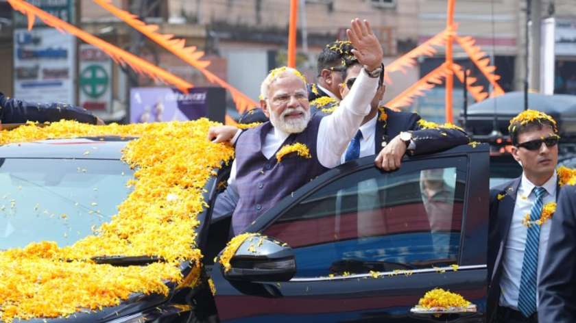 In Pics: PM Modi's mega roadshow in Karnataka's Udupi as he visits Sri ...