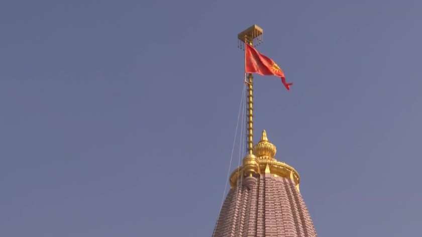 Ayodhya Ram Mandir photos: Dhwajarohan, flag hoisting and PM Modi images