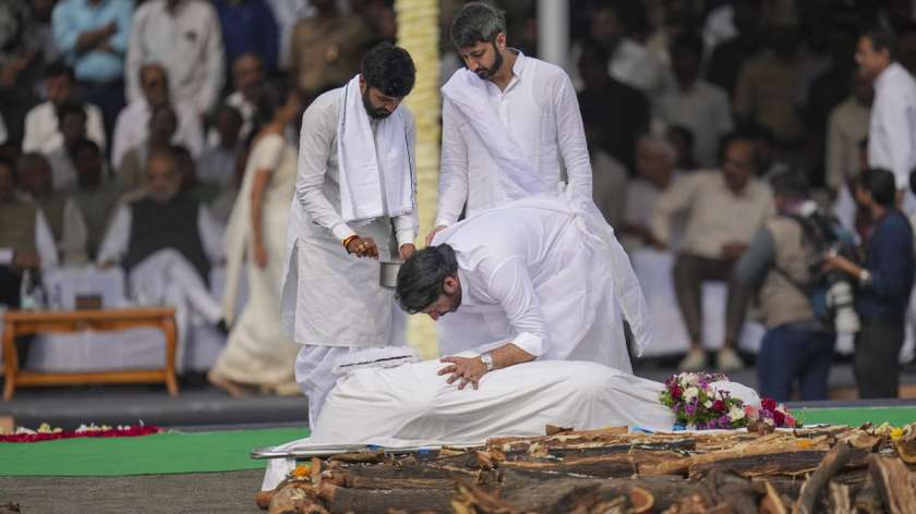 Ajit Pawar cremated with full state honours at Baramati – In pics