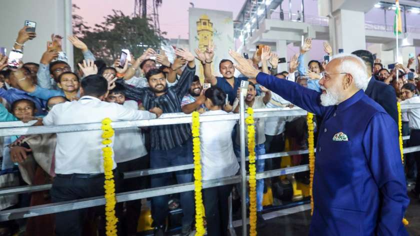 Swabhiman Parv: PM Modi participates in 'Shaurya Yatra' in Somnath | In ...