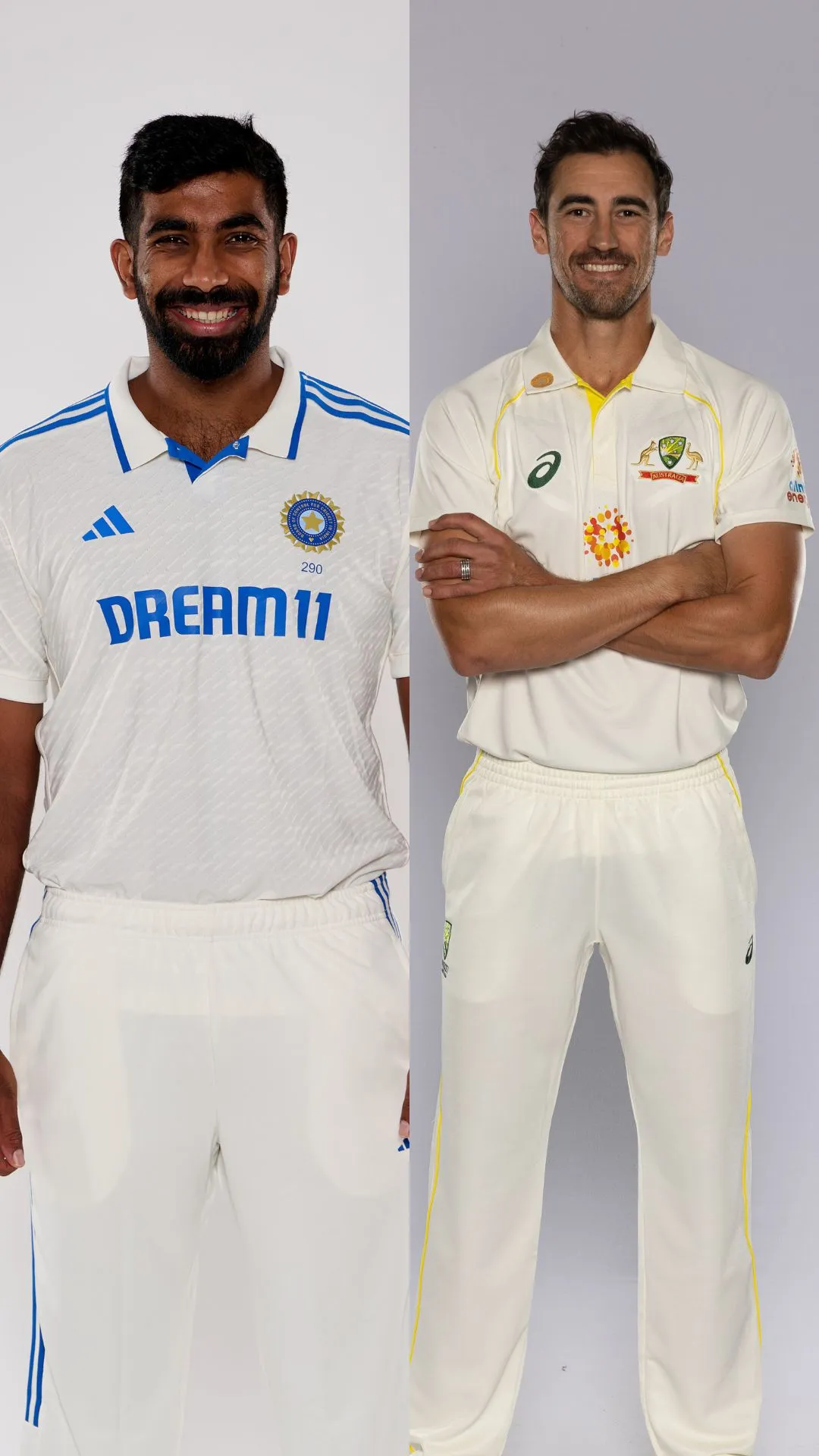 Jasprit Bumrah vs Mitchell Starc - Stats comparison after 41 Tests
