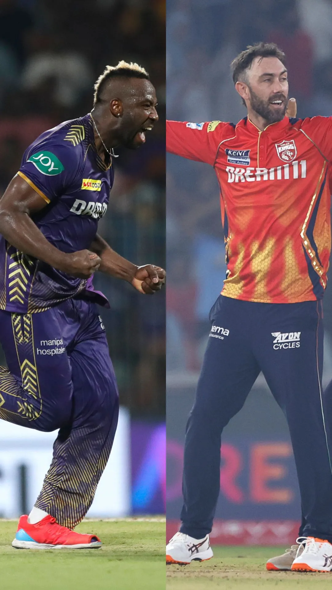 Glenn Maxwell vs Andre Russell - Stats comparison after 133 IPL matches