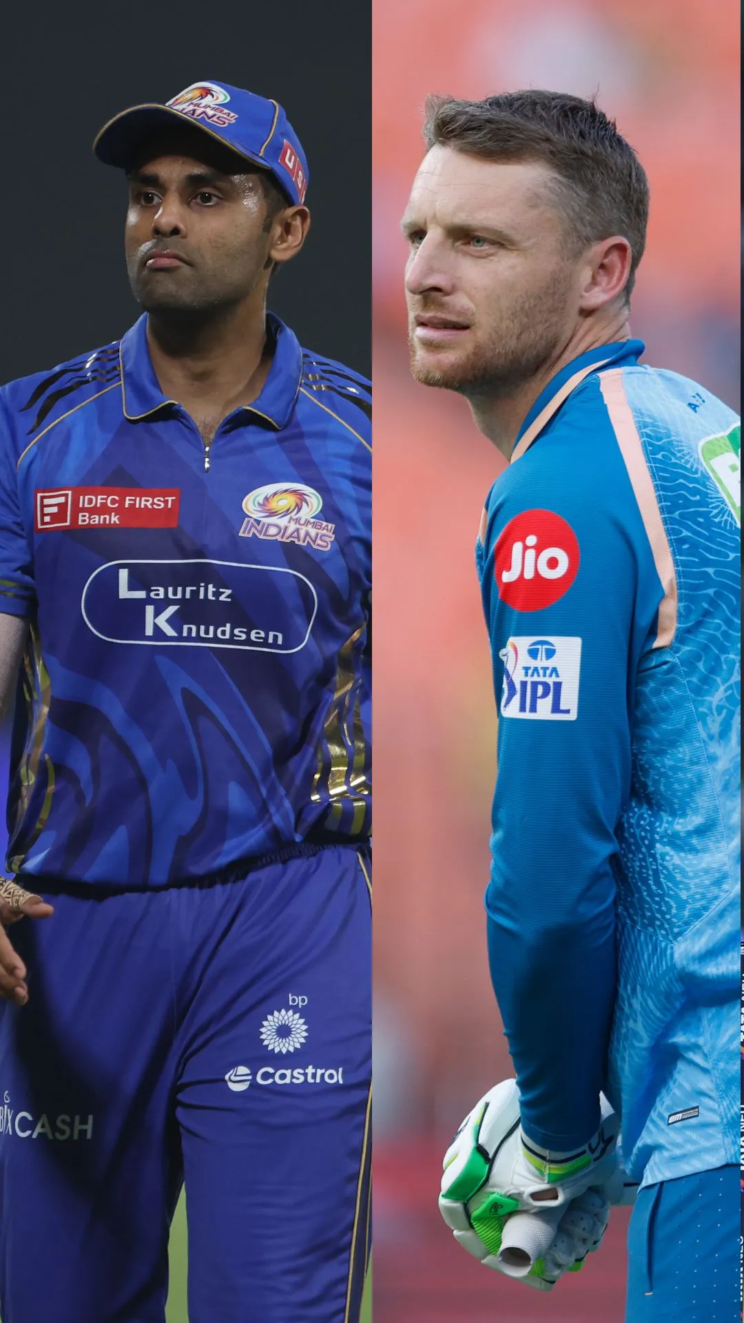 Suryakumar Yadav vs Jos Buttler - IPL 2025 stats comparison till playoffs