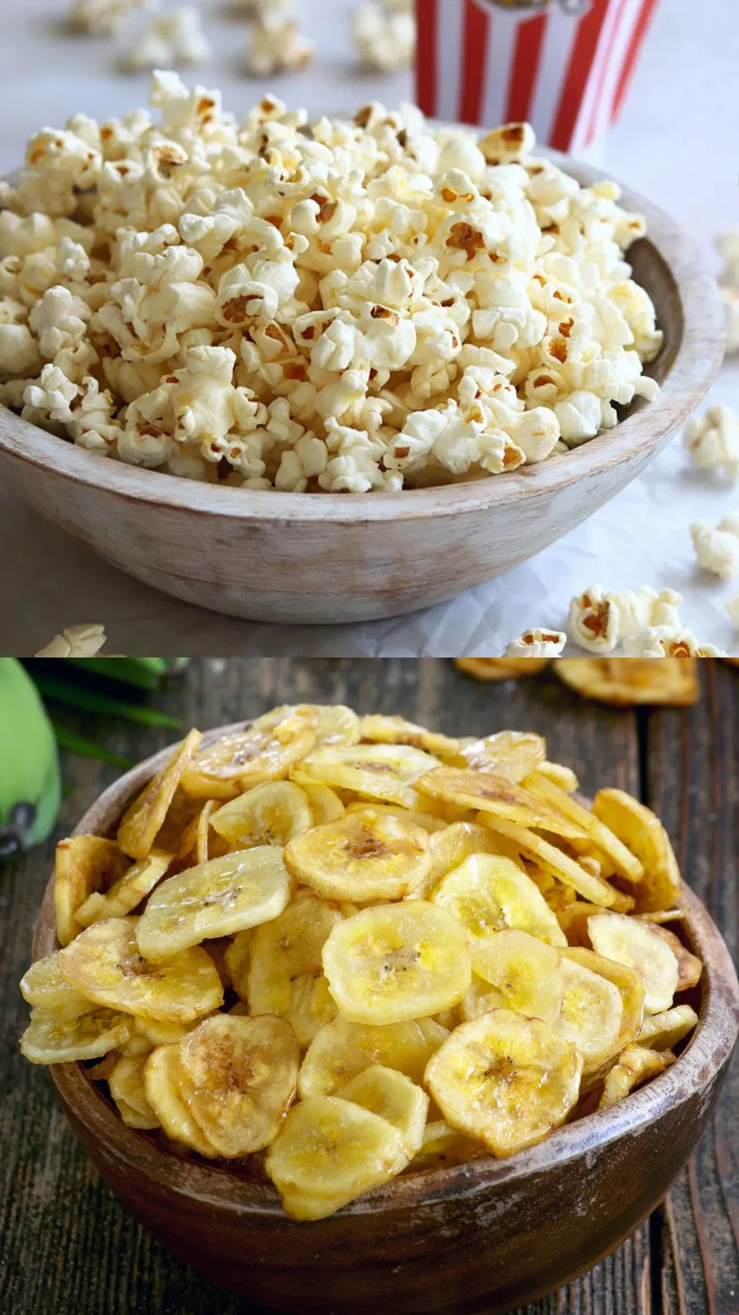 Popcorn vs Banana Chips: Which is healthier snack option?