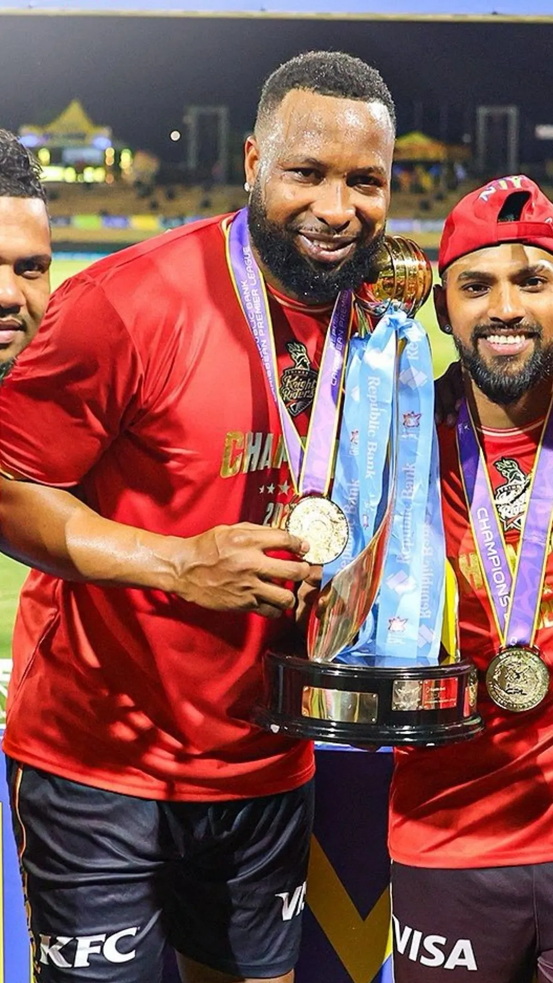 Most T20 finals won by a player, Kieron Pollard scripts world record