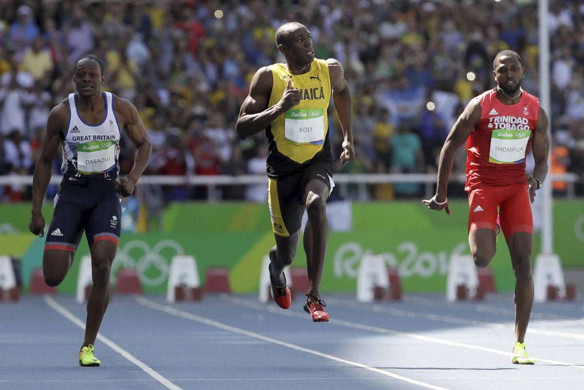 Rio 2016: Usain Bolt wins third straight gold medal in 100-meter dash ...
