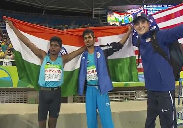 Rio Paralympics : M.Thangavelu wins gold , Varun Bhati gets bronze ...