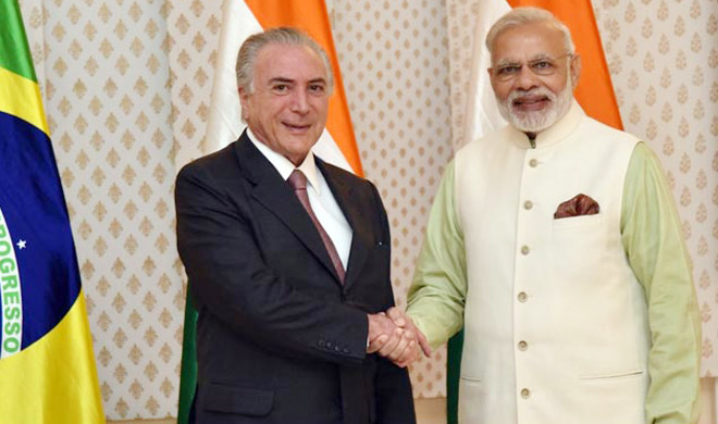 PM Modi thanks Brazil for support on NSG bid, combating terror | India ...