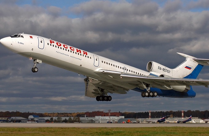 Russia's Tu-154 defence aircraft carrying over 90 people crashes into ...
