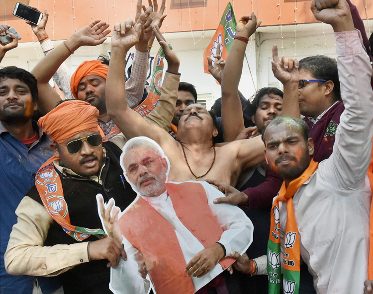 Election results 201 'We believe in power of 125 cr Indians,' says Modi ...