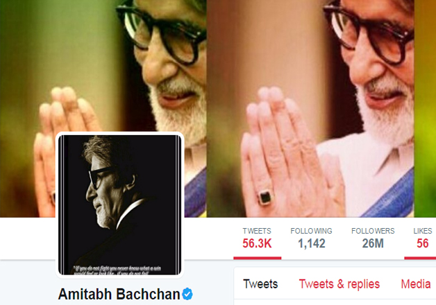 ‘Thank You Twitter for my intolerance': Amitabh Bachchan on getting 26 ...