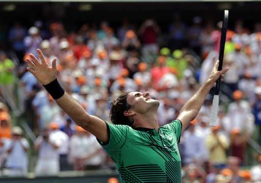 Roger Federer beats Rafael Nadal in straight sets to win Miami Open ...