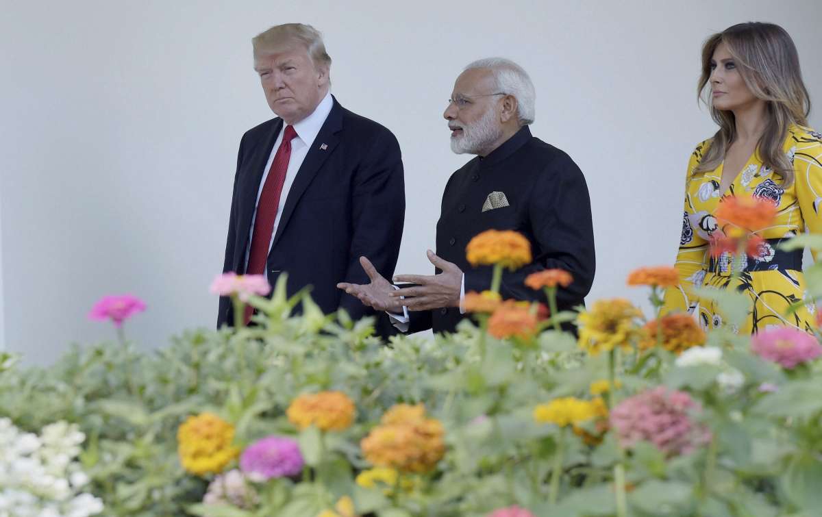 In maiden meet, PM Modi, Trump call on Pakistan to stop its soil being ...