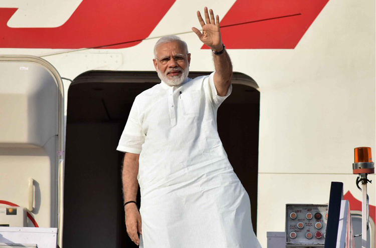 PM Narendra Modi leaves for Portugal on first leg of three-nation tour ...