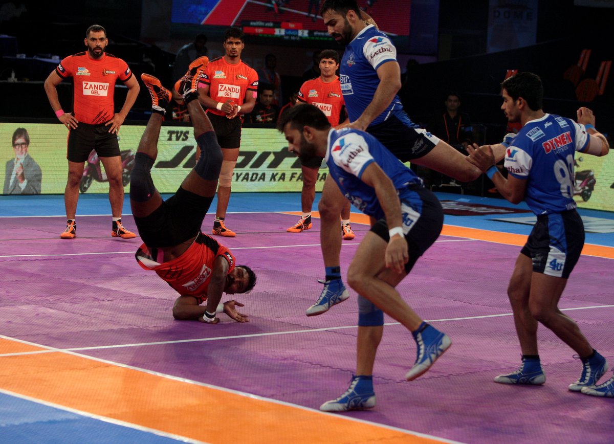 Pro Kabaddi League 2017: U Mumba beat Haryana Steelers 38-32 | Other News – India TV