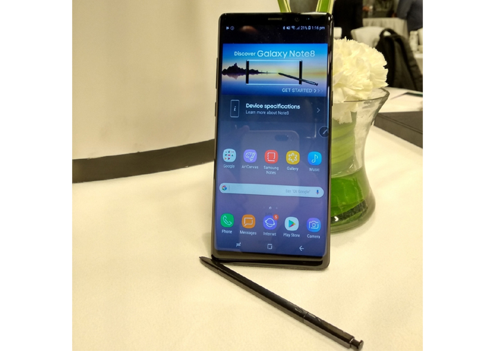 Samsung Galaxy Note 8 wins 'Gadget of the Year' at IMC 2017 | Business ...