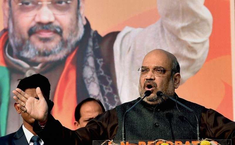 Gujarat Assembly Elections 2017: Amit Shah launches BJP's door-to-door campaign 'Maha-Sampark ...