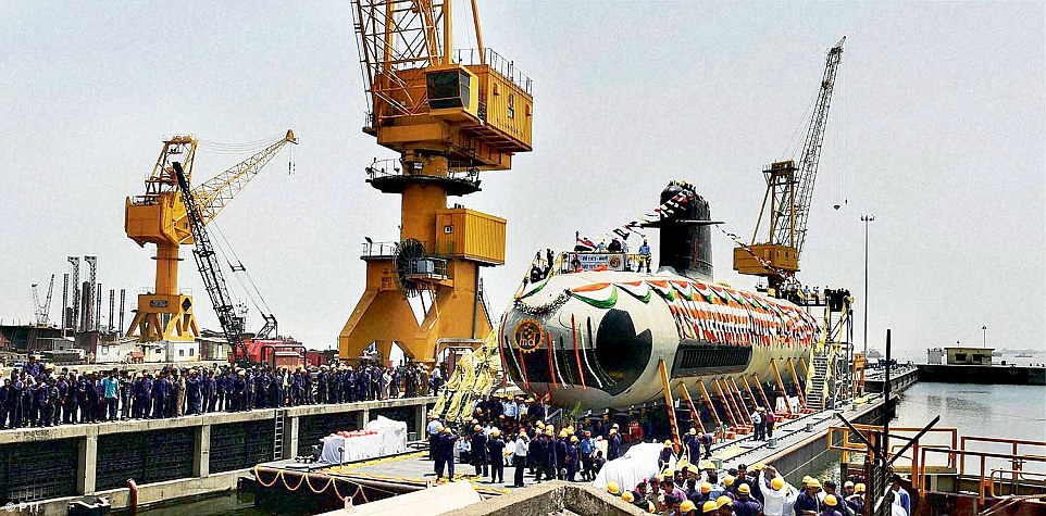 Indian Navy to launch third Scorpene class submarine 'Karanj' tomorrow ...