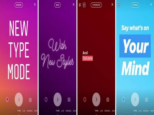 Instagram introduces 'type mode' for stories | Technology News – India TV
