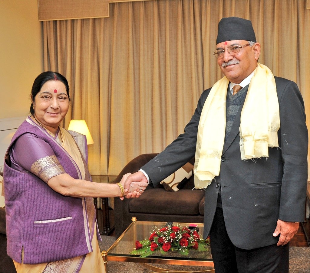 Sushma Swaraj meets Nepalese leaders, discusses ways to enhance ...