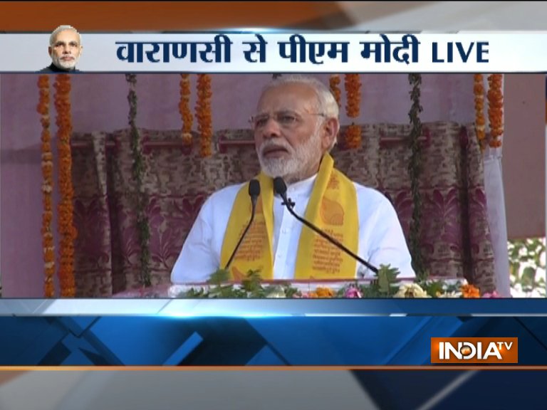 PM Modi in Varanasi: 'Our aim is to give homes to 8 lakh families in ...