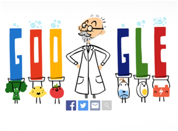 Google celebrates Danish Biochemist SPL Sorensen for creating pH scale ...