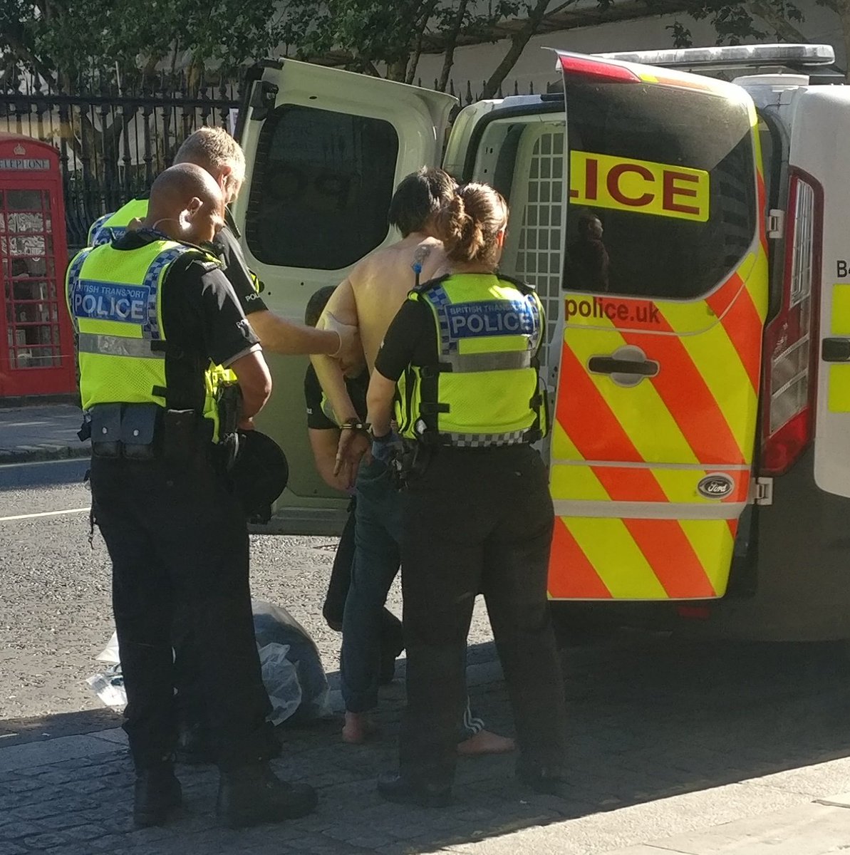 London tube station evacuated after bomb threat, one arrested | World ...